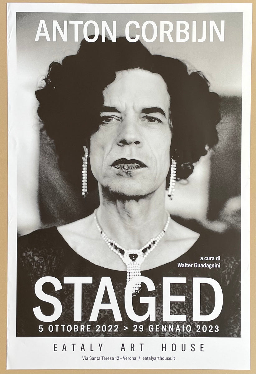 Anton Corbijn exhibition poster - Mick Jagger - museum artist - art pr ...
